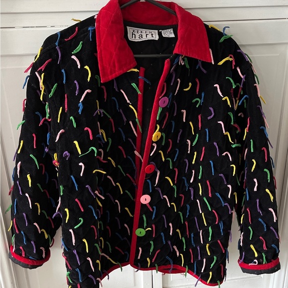 KEREN hart | Jackets & Coats | Woo Hoo Karen Hart Womens Confetti ...